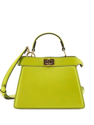 Fendi sac &agrave; bandouli&egrave;re Peekaboo ISeeU en cuir petit format - Vert