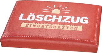 Gilde 1x Sitzpolster für Getränke- und Bierkiste, Löschzug, 44x34x5cm, Kunststoff