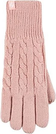 Heat Holders SOCKSHOP Femme Willow Câble Gants Paquet de 1 (Sombre Rose, S-M)