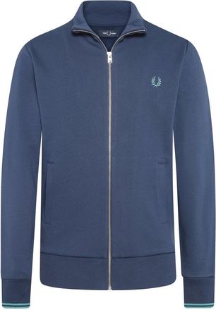 Fred Perry Sweatjacke aus Baumwolle mit Zip und Logo-Stickerei in