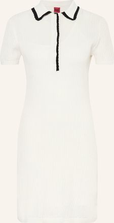 HUGO BOSS Hugo Strick-Polokleid Slysy weiss