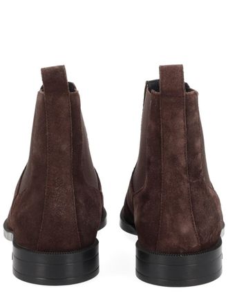 HUGO BOSS Cow Leather Loafer - Brown