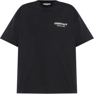 Fear of God logo-print T-shirt - Schwarz