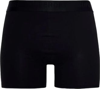 Superdry Homme, Sous-vêtements, Noir, Taille: S Boxer Logo Pack x3 Illimité