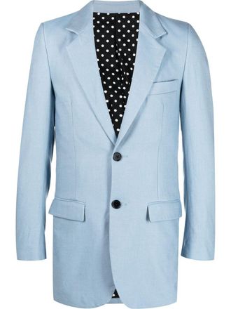 Viktor & Rolf blazer &agrave; simple boutonnage - Bleu