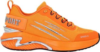Plein Sport Low-Top Sneaker - Runner Sneaker - Gr. 35 (EU) - in Orange - für Damen