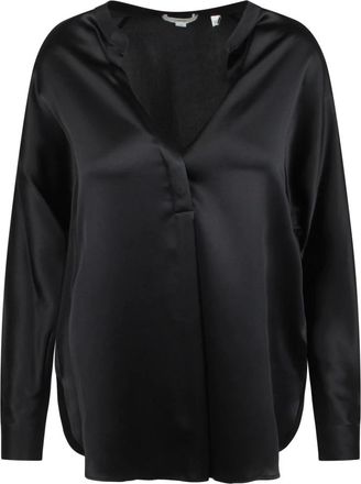 Vince Damen, Blusen & Hemden, Schwarzk, MGröße