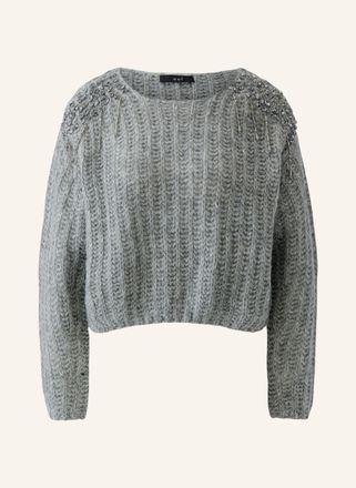 Oui Pullover grau