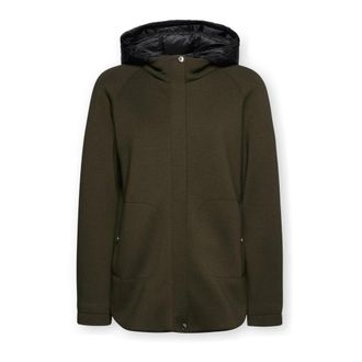 Elena Miro Kapuzen-Scuba-Parka - - Jackets - Damen - Gr&uuml;n - M