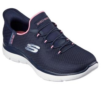 Skechers Summits Chaussures pour Femme, Rose Marine, 39,5 EU, Rose/Bleu Marine, 39.5 EU