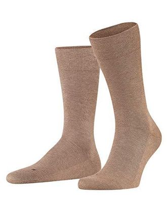 Falke Sensitive London, Chaussettes Homme, Coton, Marron (Nutmeg Mel 5410), 39-42 (1 Paire)