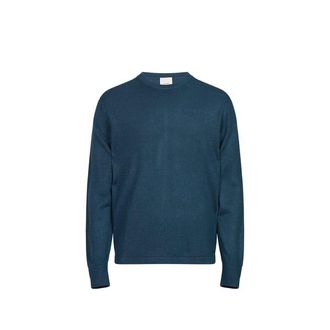 Calvin Klein Pull droit col rond en lin m&eacute;lang&eacute;
