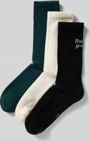 Review Socken mit Label-Print im 3er-Pack