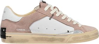 Crime London Femme, Chaussures, Rose, Taille: 36 EU Distressed Baskets