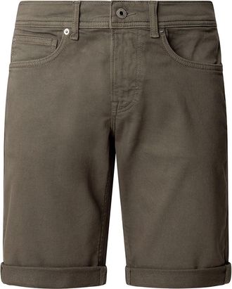 Pepe Jeans London Herren Slim Gymdigo Shorts, Grün (Denim-Yh6), 34W