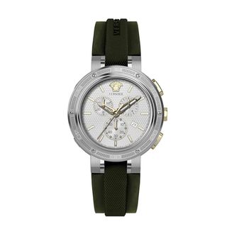 Versace V-Extreme PRO 46Mm Chrono Silikonarmband - - Accessories - Herren - Grau - ONE SIZE
