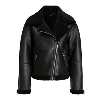 Jack & Jones Jack & Jones Damen Jxlee Aviator Faux Shearling JKT OTW Sn Jacke, Schwarz, M