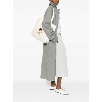Maison Kitsun&eacute; Ecru Tote Bag - Beige