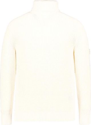 Joop Herren Pullover beige Baumwolle unifarben