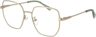 Polaroid Femme, Accessoires, Jaune, Taille: ONE Size Monture optique carr&eacute;e int&eacute;grale en m&eacute;tal