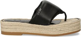DKNY sandales en cuir - Noir