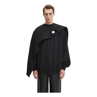 VETEMENTS Doppellagiger Sweatshirt - - Sweatshirts & Hoodies - Herren - Schwarzk - XL