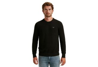 PME Legend Strickpullover R-NECK COTTON MODAL aus Baumwolle
