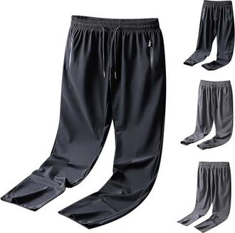 Generic Pantalon &agrave; s&eacute;chage rapide pour homme, pantalon l&eacute;ger respirant pour l&eacute;t&eacute;, la randonn&eacute;e, la marche avec poches zipp&eacute;es, confortable, s&eacute;chage rapide, ex
