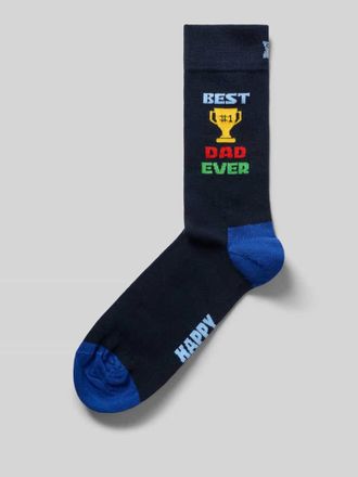 Happy Socks Socken mit Statement-Print