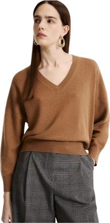 Marella V-Ausschnitt Strickware - - Knitwear - Damen - Braun - L