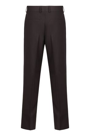 Fendi Mens Wool Chinos Coffee Polyester