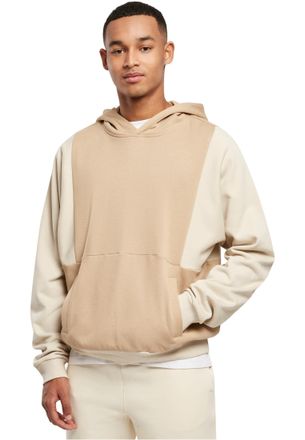 Urban Classics Herren Cut On Sleeve Hoody Sweatshirt, unionbeige/softseagrass, XXL