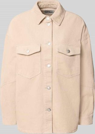 Only Loose Fit Hemdjacke aus reiner Baumwolle Modell TIGGY