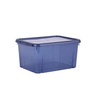 Eda Boîte de Rangement Funny Box 8 L Bleu Profond Acidulé