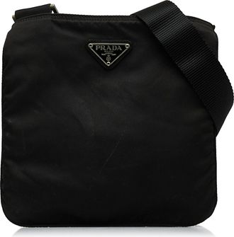 Prada Black Tessuto Crossbody Bag