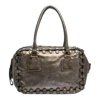 Valentino Pre-owned Leder Handtaschen - - Pre-owned - Damen - Grau - ONE SIZE