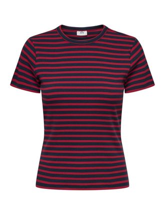 Jacqueline de Yong JdY Damen Jdysolar S/S O Neck Top JRS Noos, Total Eclipse, S