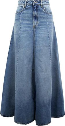 Icon Denim Los Angeles Femme, Jupes, Bleu, Taille: W26 Jupe en Denim Bleu Clair