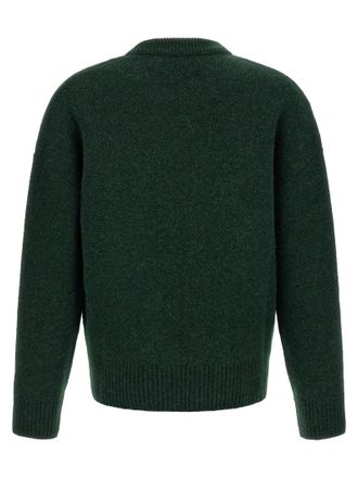Ami Intarsia Logo Crewneck Sweater