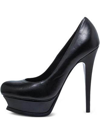 Saint Laurent escarpins Tribute 135 mm à plateforme - Noir