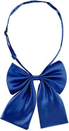 Allegra K Noeud Papillon Bowknot Pr&eacute;-Nou&eacute; pour Femme Noeud Papillon R&eacute;glable Couleur Unie Bleu royal Taille unique