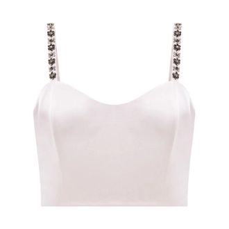 Twinset Duchesse Cropped Top - - Tops - Damen - Rosa - M