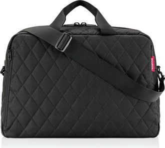 Reisenthel duffelbag M Rhombus Black - stylische vielseitige Reisetasche - Handgepäckgröße, Couleur:Rhombus Black