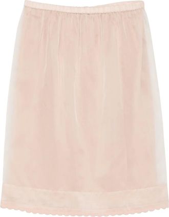 N°21 jupe à détail festonnée - Rose
