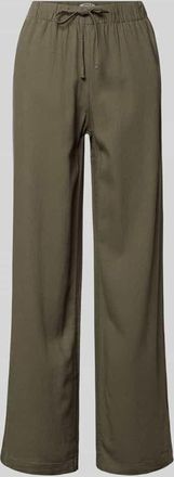 Only Wide Leg Leinenhose mit elastischem Bund Modell GOA