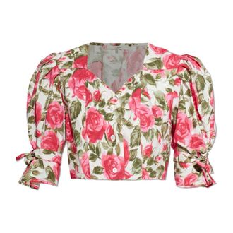 Chlo&eacute; Kurzes Oberteil mit Blumenmuster - - Blouses & Shirts - Damen - Mehrfarbig - XS