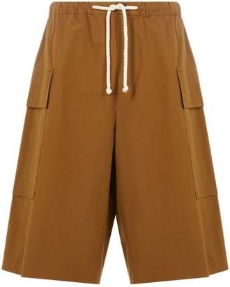 Jil Sander Bermuda ample en coton