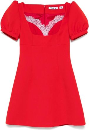 Vivetta Vivetta, Femme, Robes, Rouge, Taille: 40 FR Short Robes