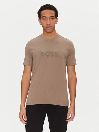 HUGO BOSS T-Shirt 50531271 Beige Regular Fit