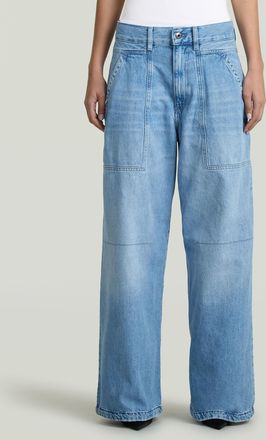 G-Star Wide Leg Jeans - Mittelblau - Damen